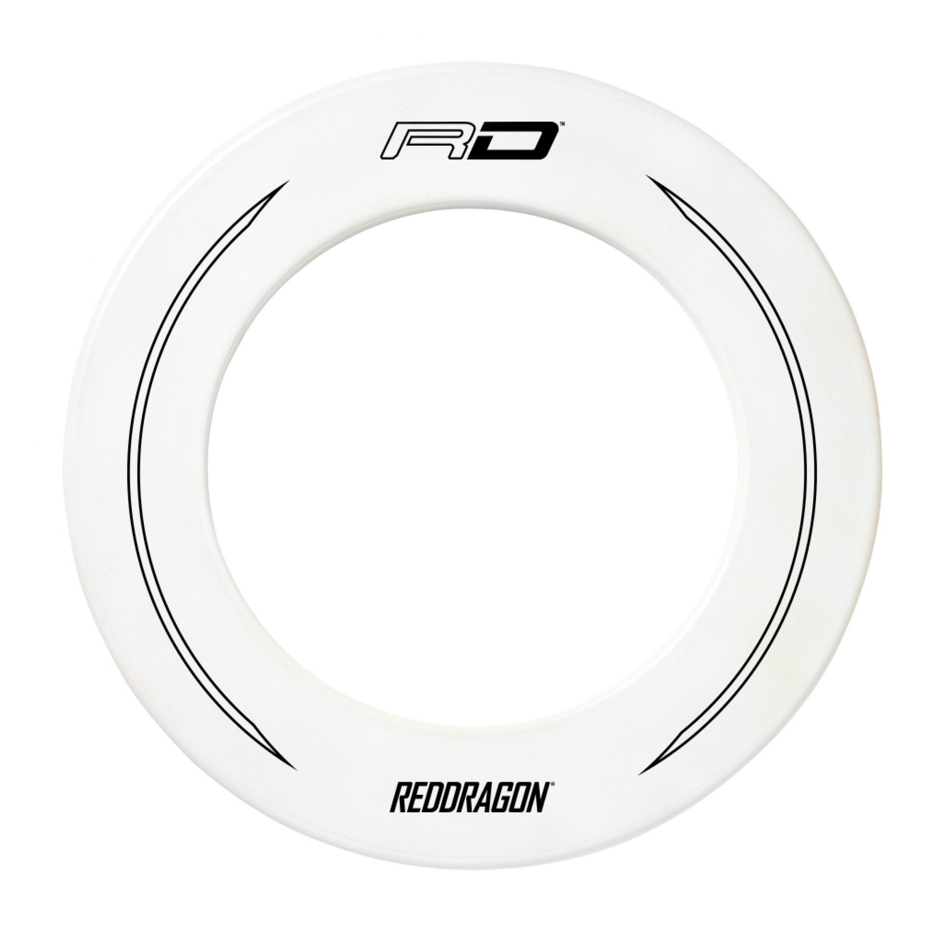 Red Dragon Dartboard Surround - White - The Darts Warehouse